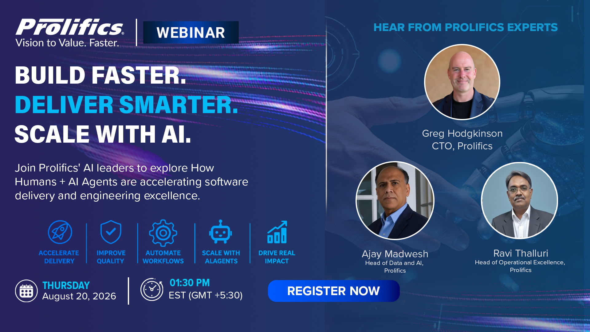 AI Speed: AI Agents & Software Delivery Webinar | Prolifics